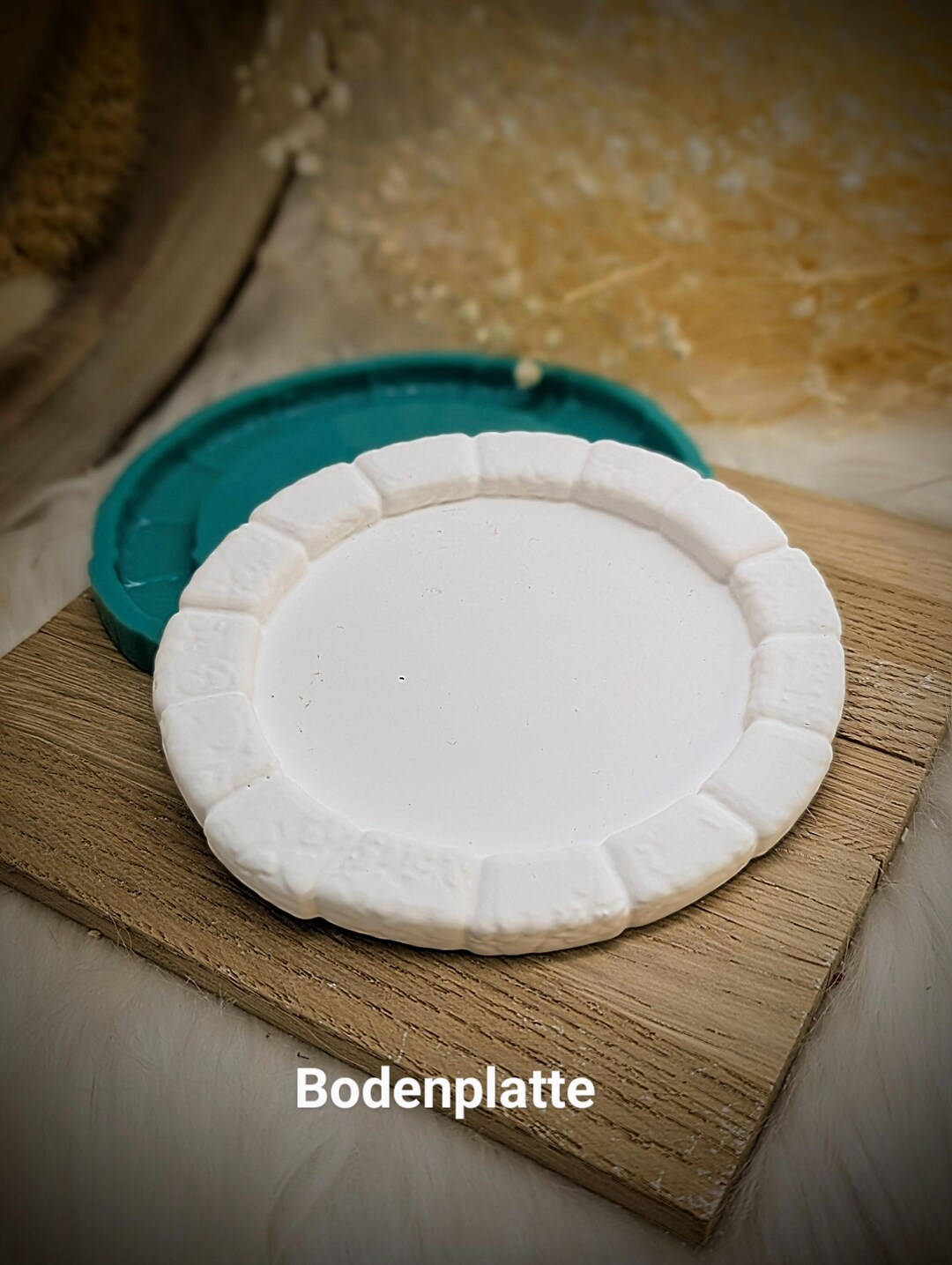 Silicone Mold Base Plate in Stone Look / Ideal for Our Smoker Gnome ...