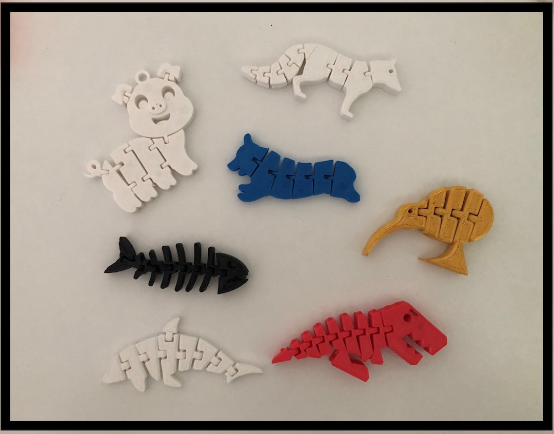 3D Printed Flexi Toys - Etsy