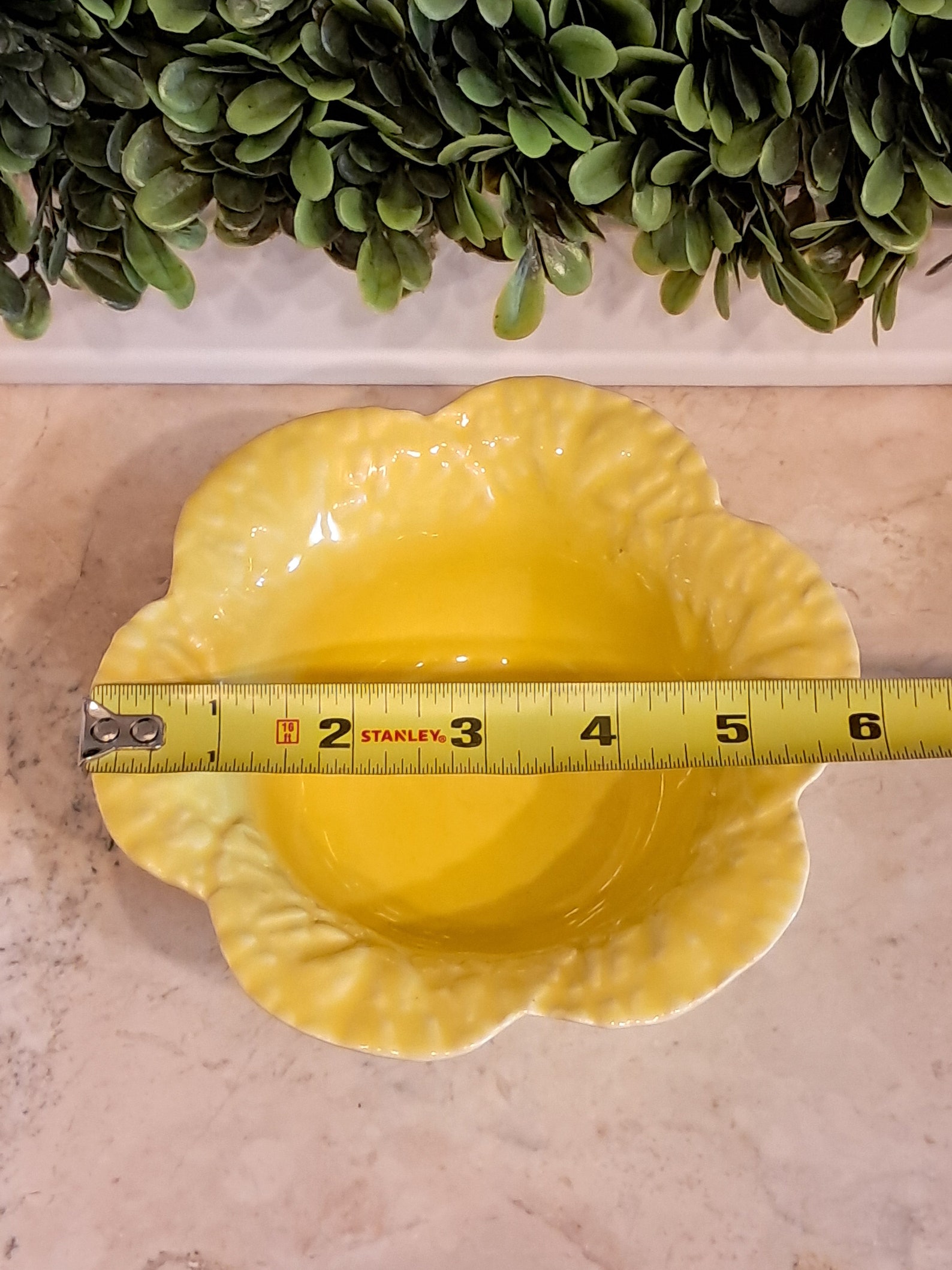 Vintage Secla Majoluca Yellow Cabbage Soup Bowl & Plate Set - Etsy