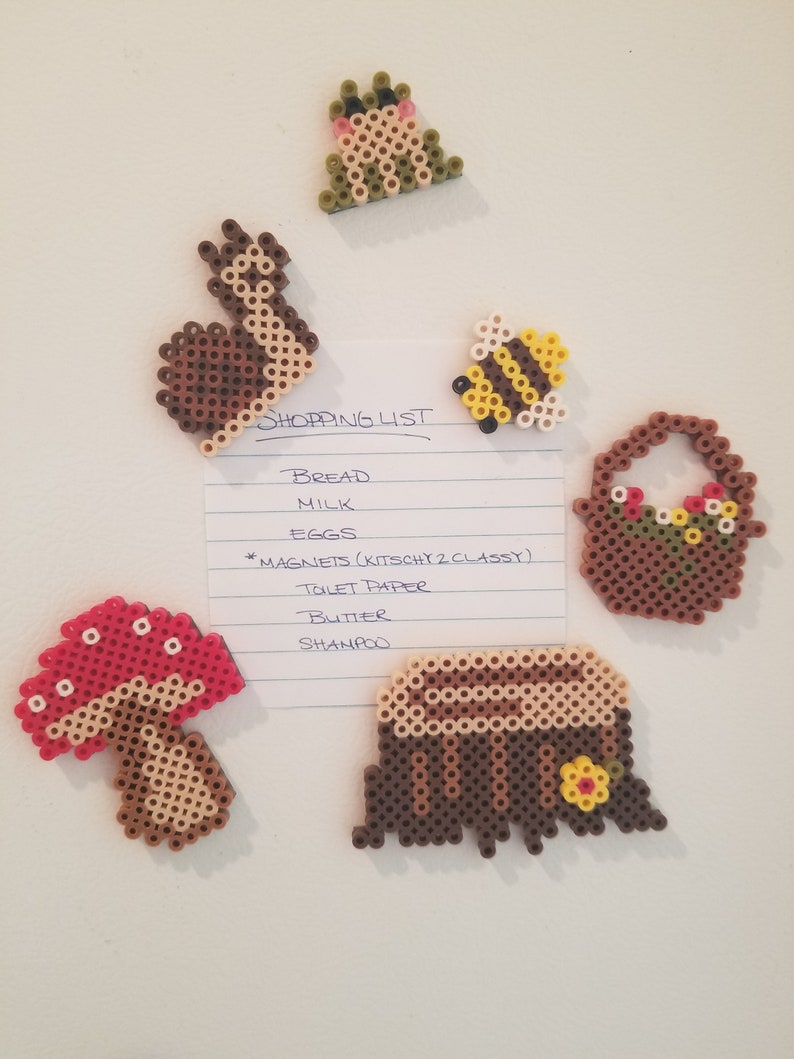 6 Piece Cottagecore Woodland Magnet Set - Etsy