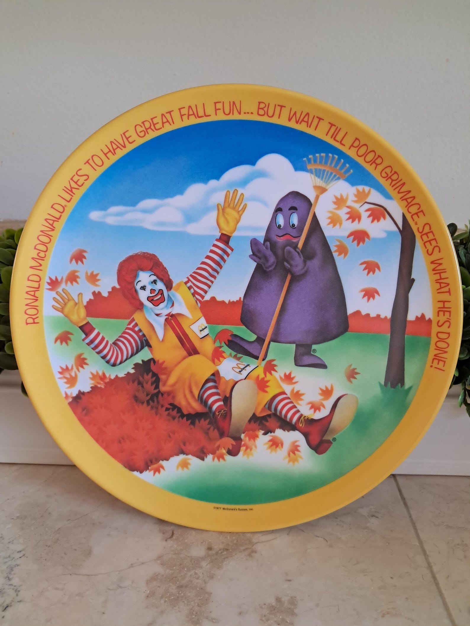 Vintage Set of 3 1970's Melamine Mcdonald's Plates - Etsy