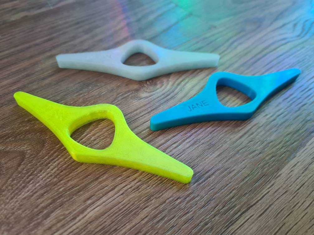 Personalised 3D Printed Thumb Book Page Holder - Etsy UK