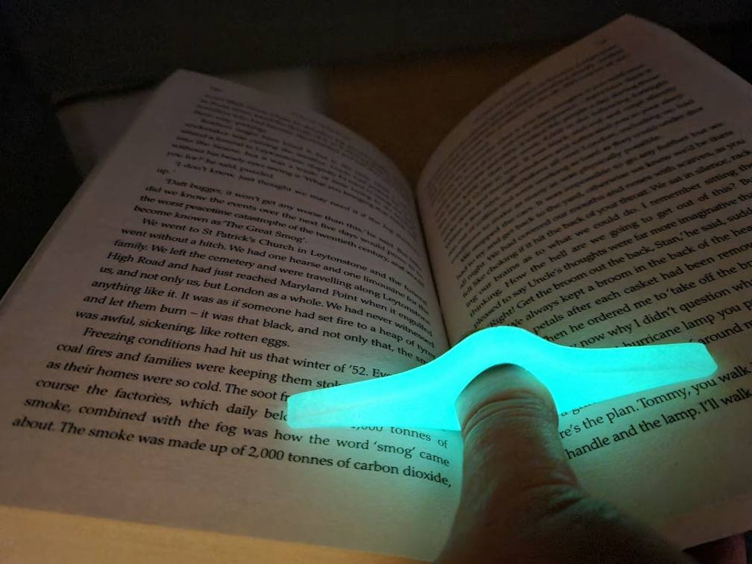 Personalised 3D Printed Thumb Book Page Holder - Etsy