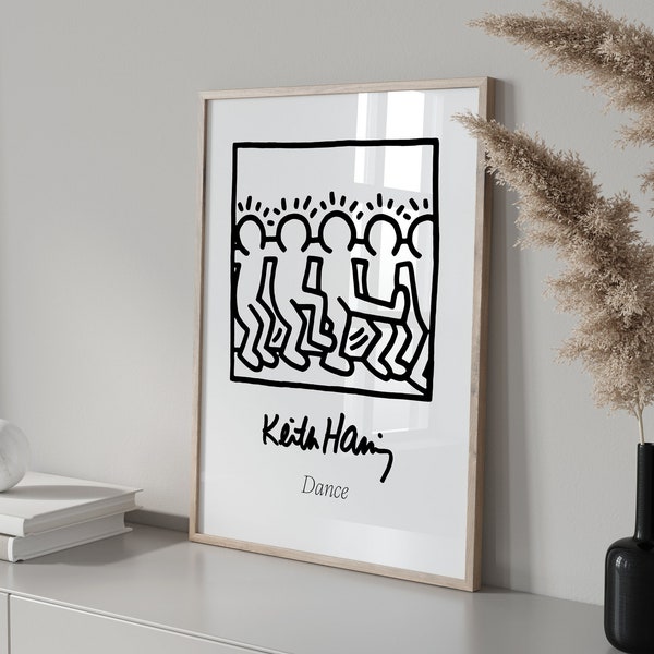 Keith Haring Poster - Etsy