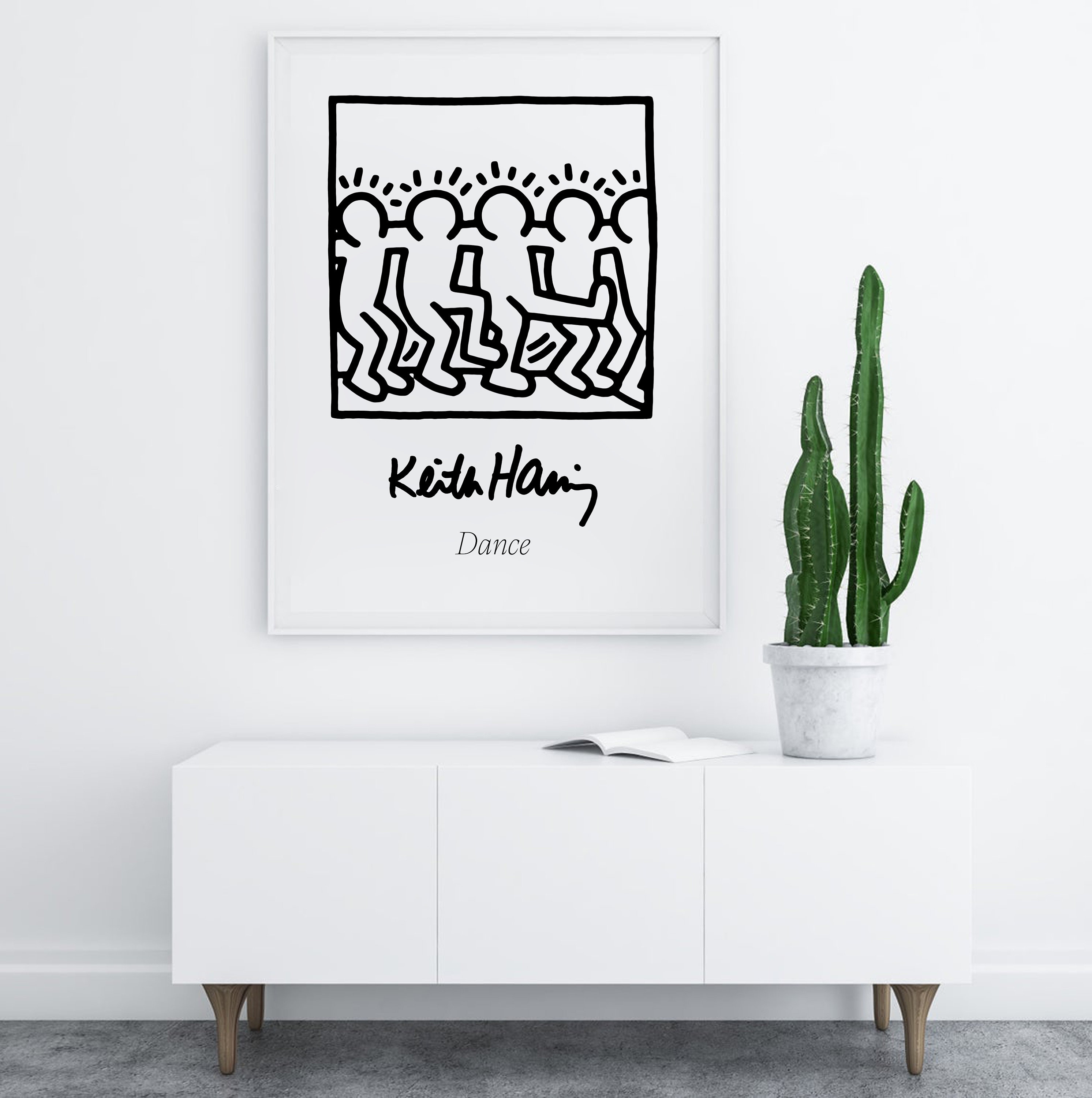 Dance Poster, Keith Haring Dance, Keith Haring Poster, Keith Haring ...