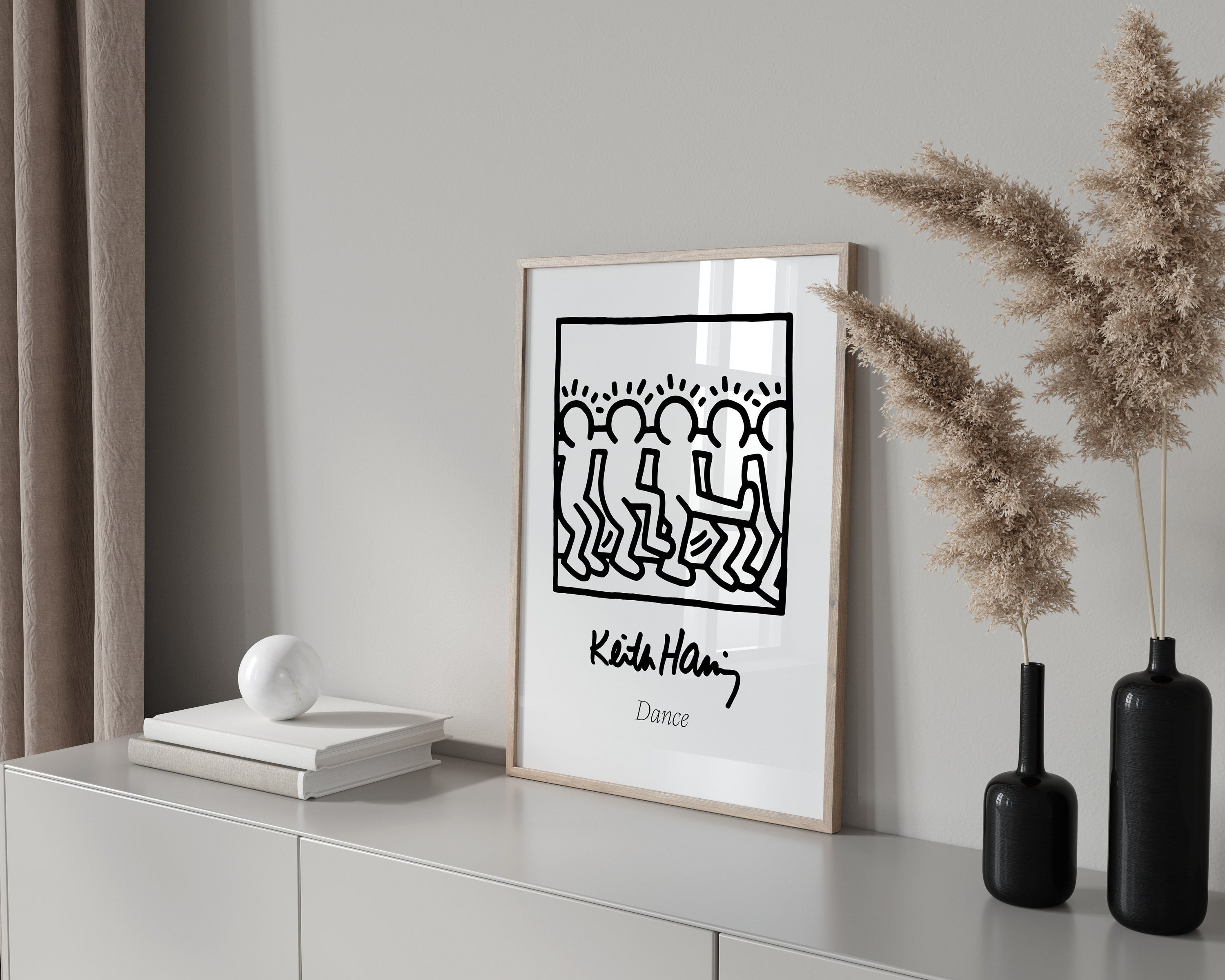 Dance Poster, Keith Haring Dance, Keith Haring Poster, Keith Haring ...