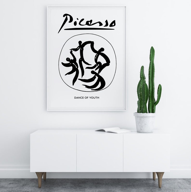 Pablo Picasso Poster Dance of Youth Dance Poster Picasso - Etsy