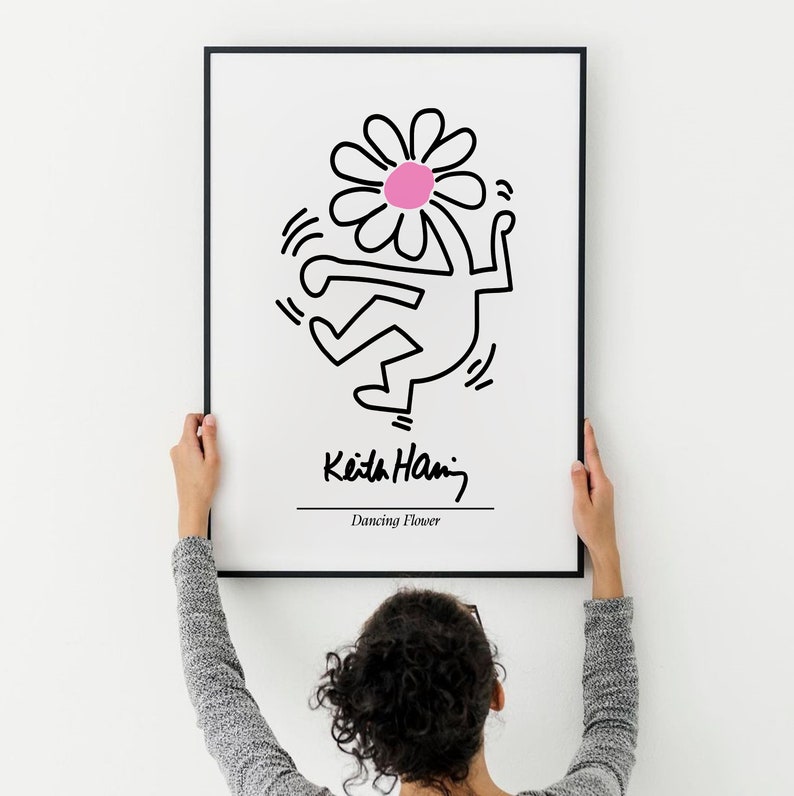 Keith Haring Set of 3 Prints, Gallery Wall Set, Keith Haring Print ...