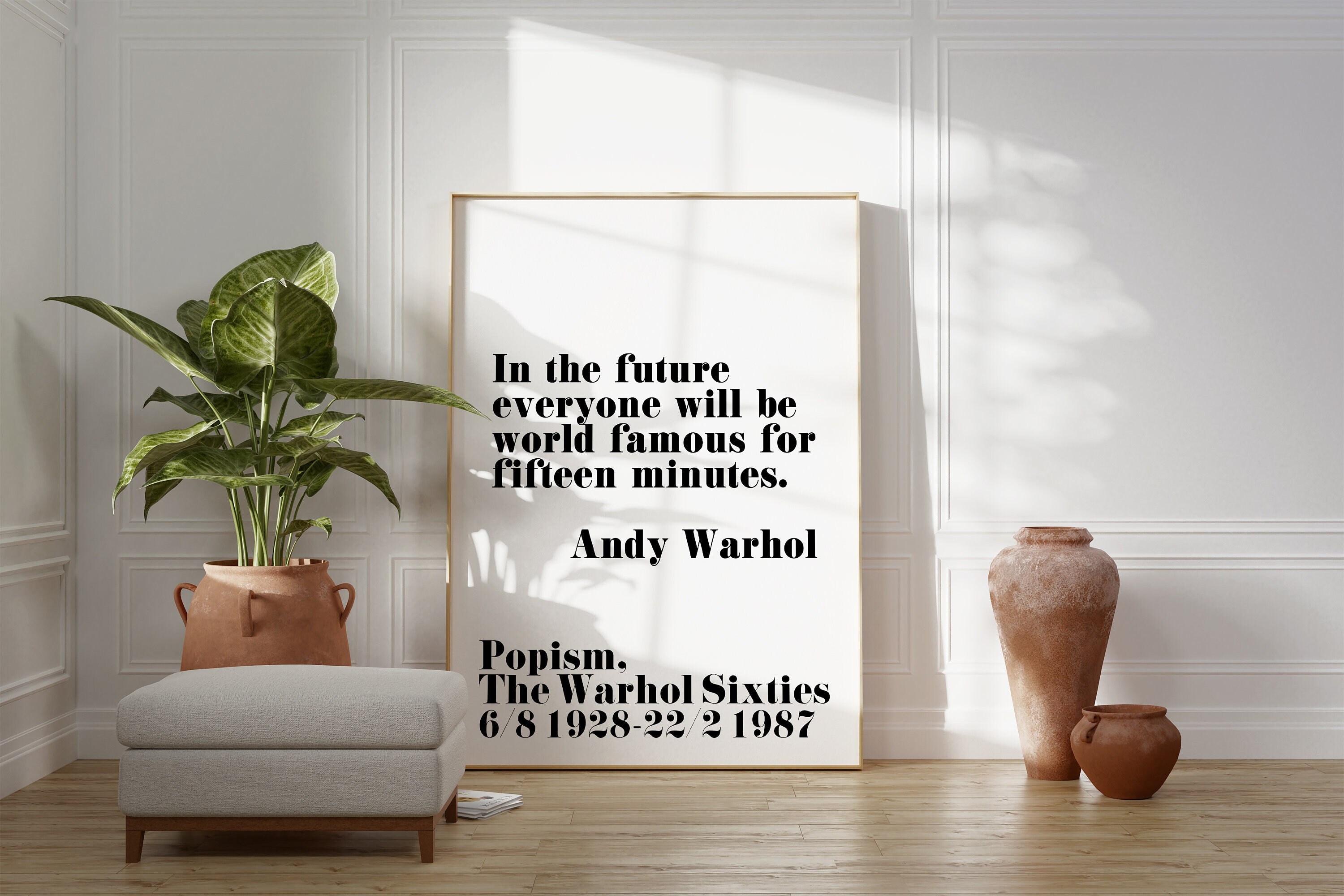 Andy Warhol Quotes Art