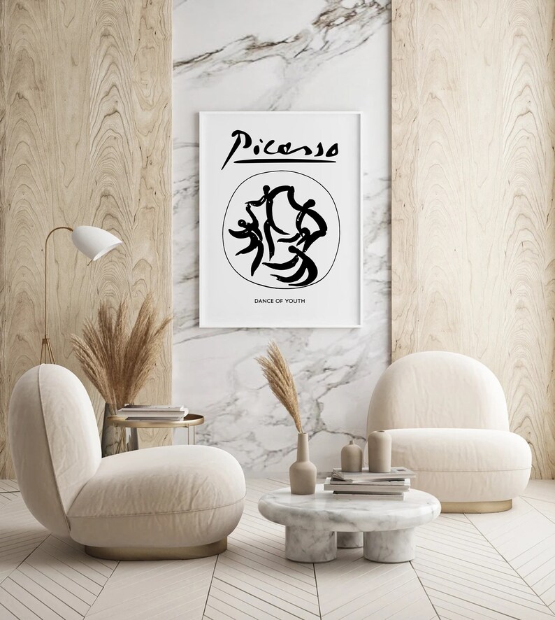 Pablo Picasso Poster Dance of Youth Dance Poster Picasso - Etsy