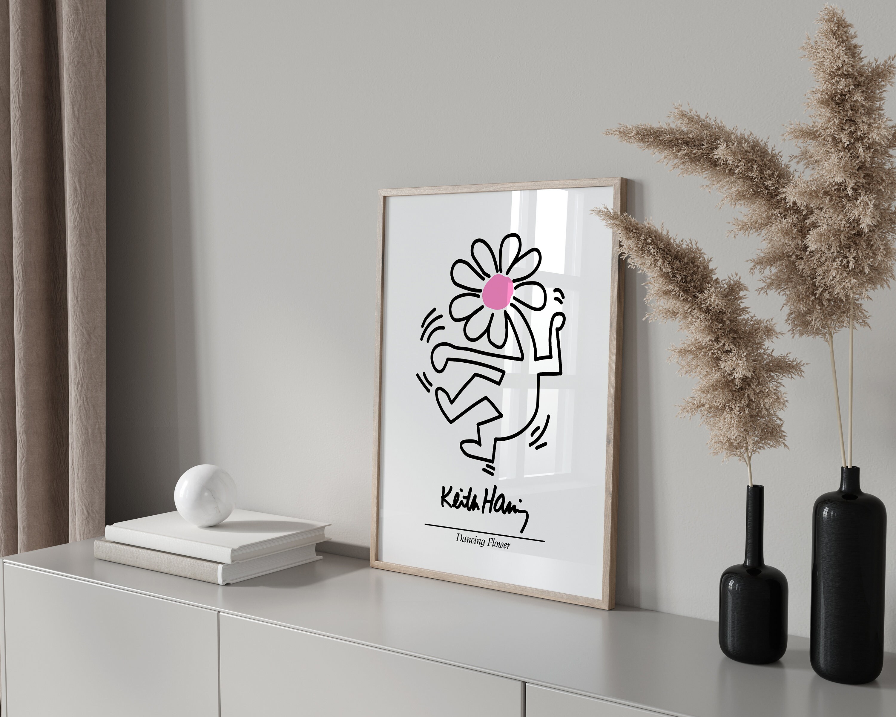 Keith Haring Set of 3 Prints, Gallery Wall Set, Keith Haring Print ...