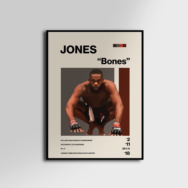 Jon Jones Poster - Etsy
