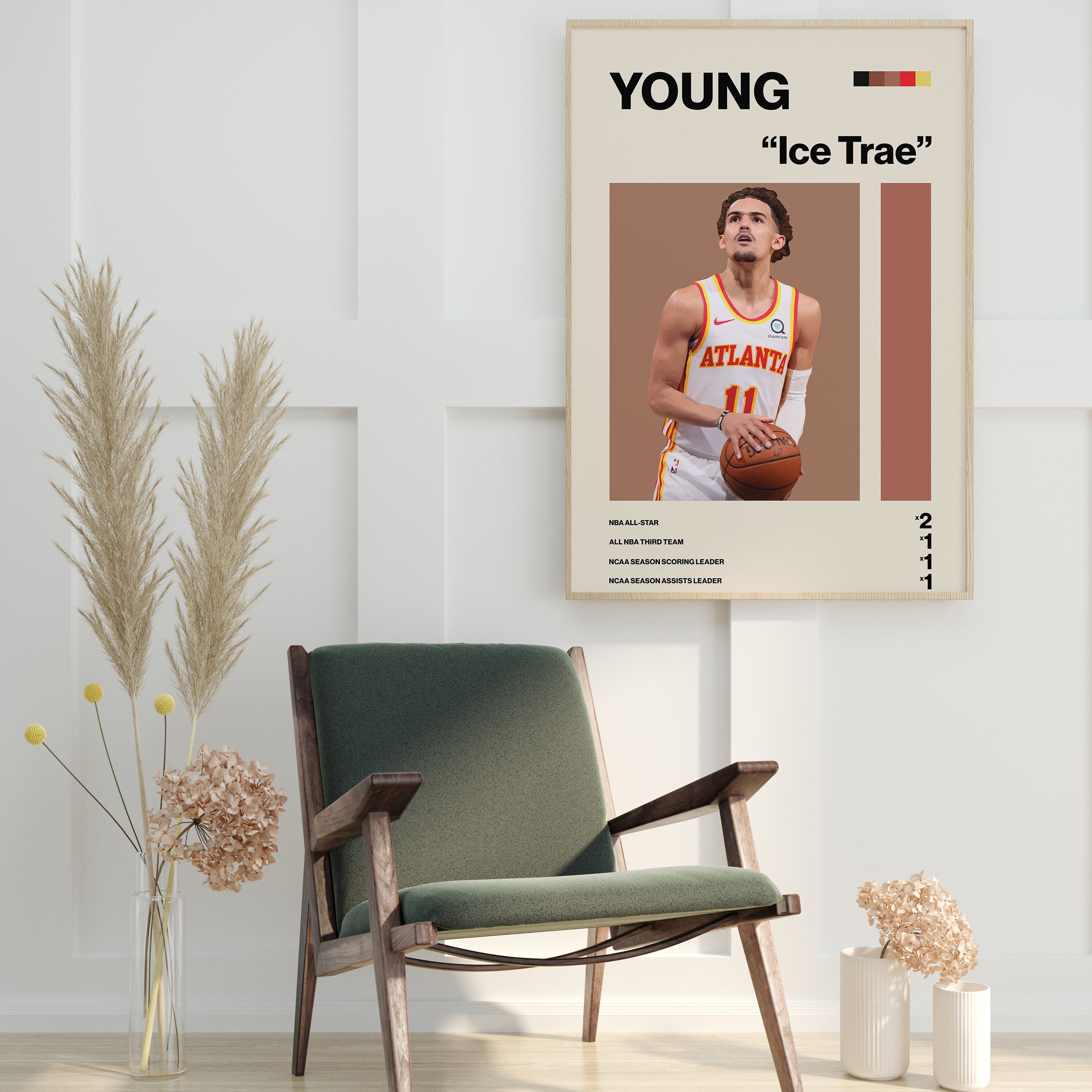 Trae Young Poster, Wall Art - Etsy