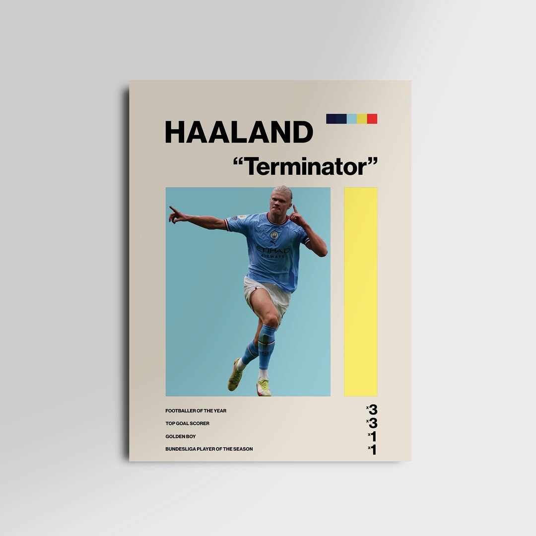 Erling Haaland Poster V2 Digital Print Art Painting Wall - Etsy