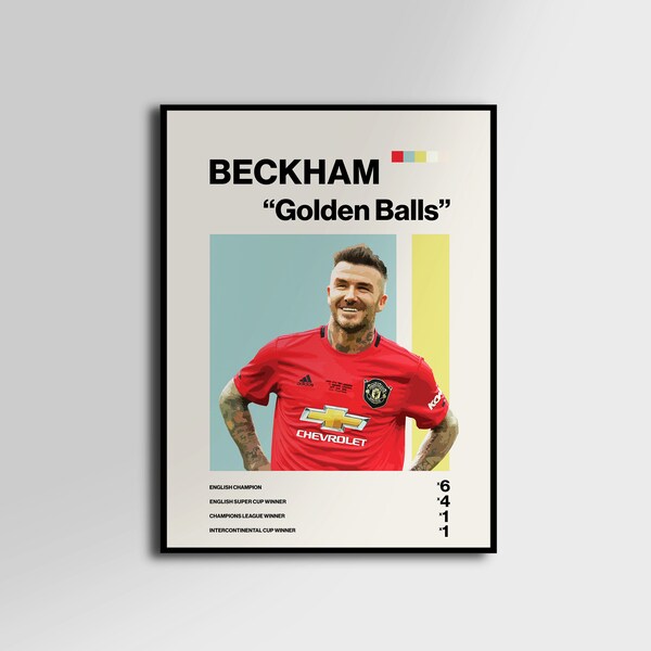 David Beckham - Etsy