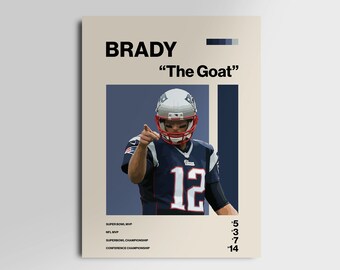 Tom Brady Printable Poster - Etsy