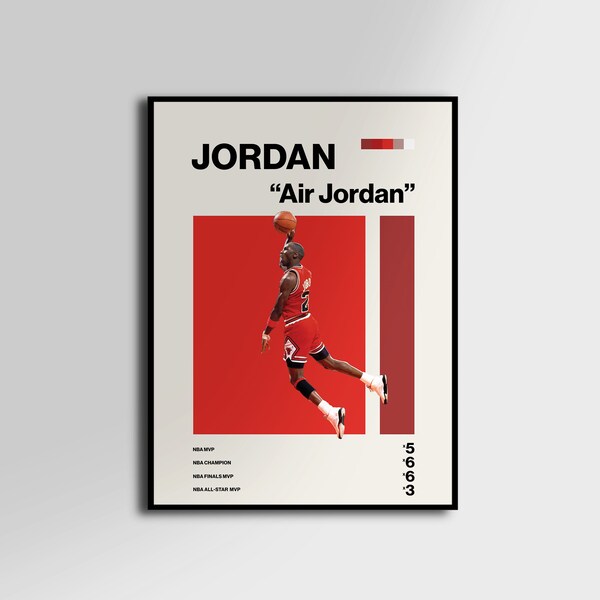 Michael Jordan Poster - Etsy