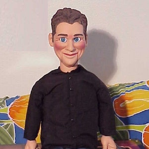 LITTLE JEFF Dunham 30 Ventriloquist Dummy NECA W/sealed D V D/booklet ...