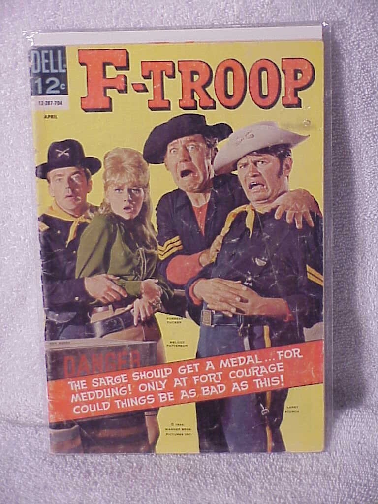 F-TROOP Television Series Comic Book April 1966 Dell Comics Ken Berry ...
