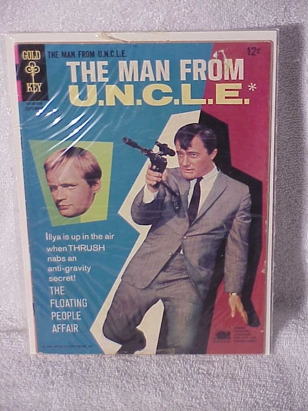MAN FROM U.N.C.L.E Television Series Comic Book September 1966 Gold Key ...
