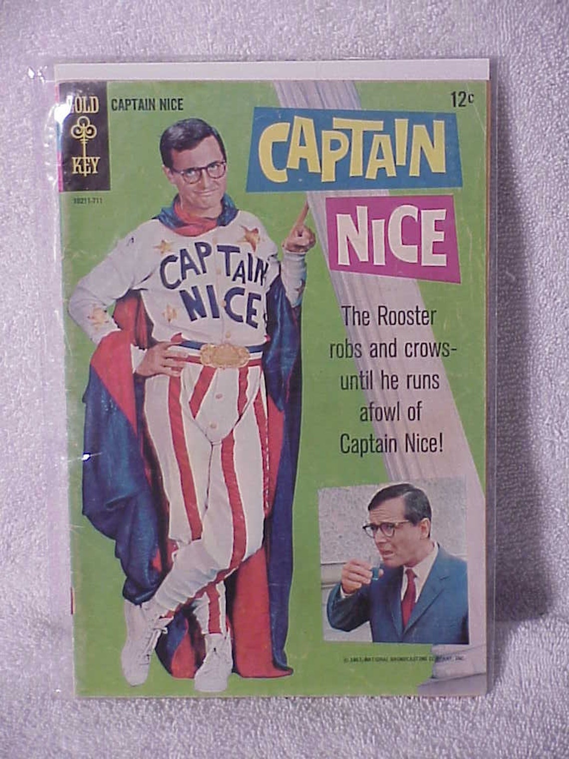 CAPTAIN NICE Television Series Comic Book September 1967 Gold Key ...