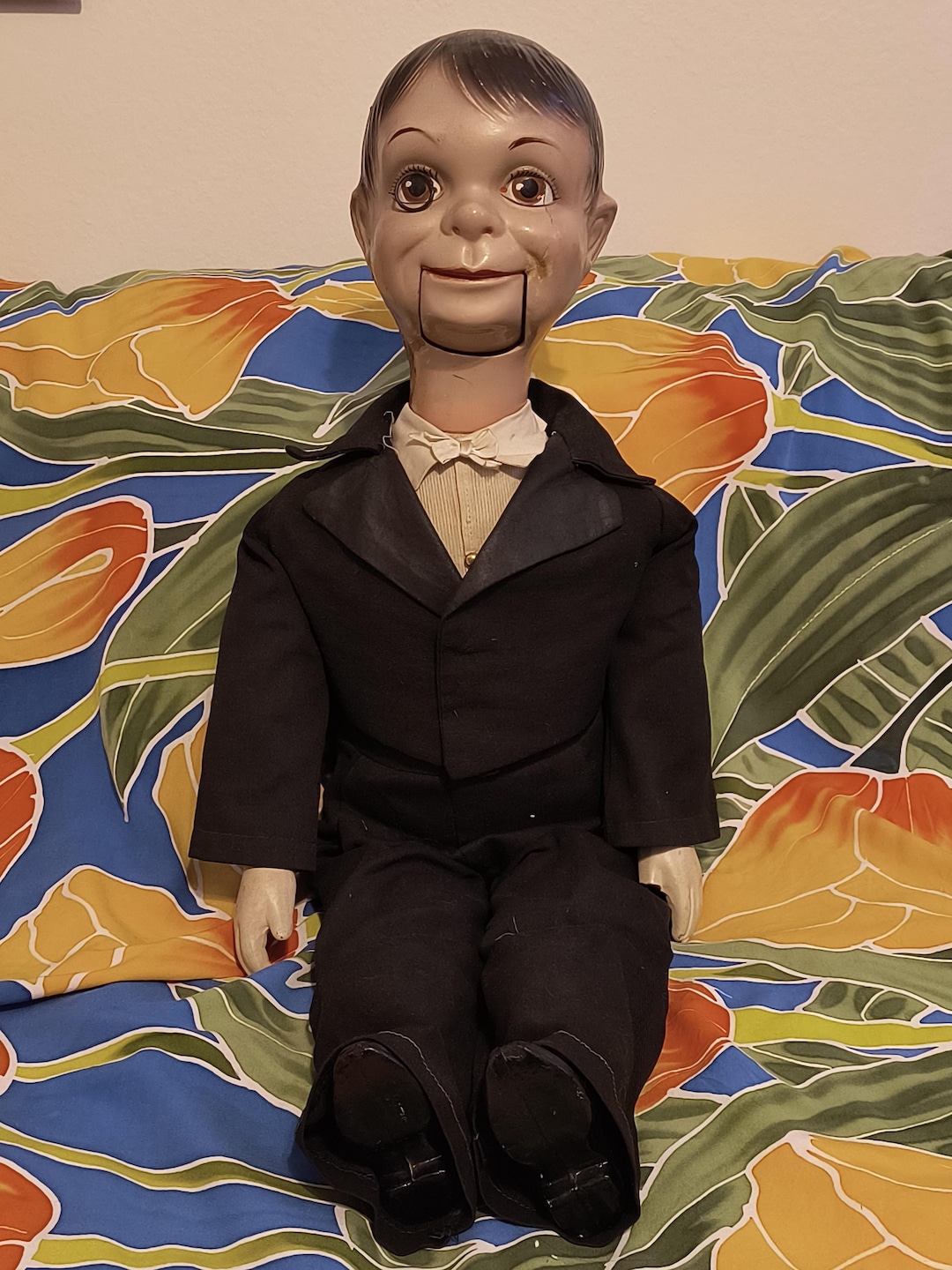 Rare Large 1930s-40's WILLIE TALK - 33" Charlie Mccarthy Clone With ...