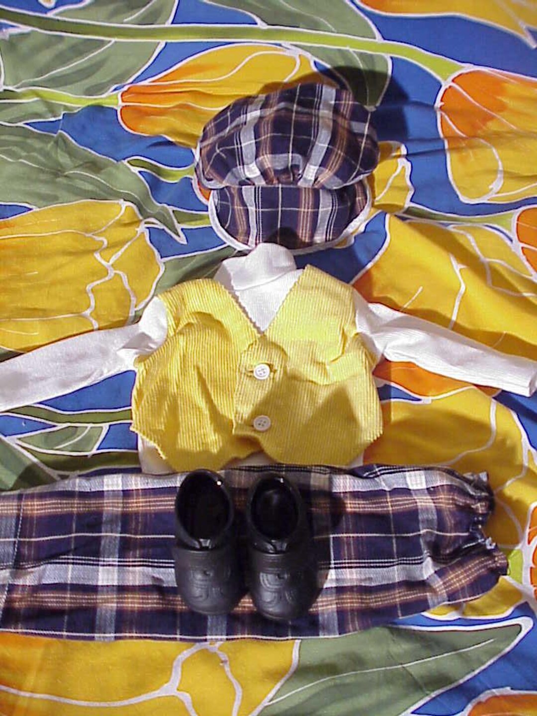 NEW Willie Tyler's LESTER Ventriloquist Dummy Clothes ONLY: Hat, Yellow ...