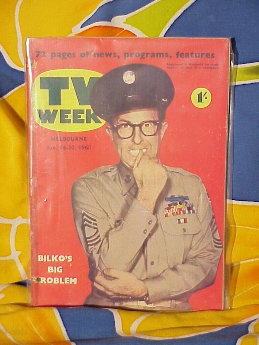 Phil Silvers as SGT BILKO TV Week Melbourne Australia January 14-20 ...