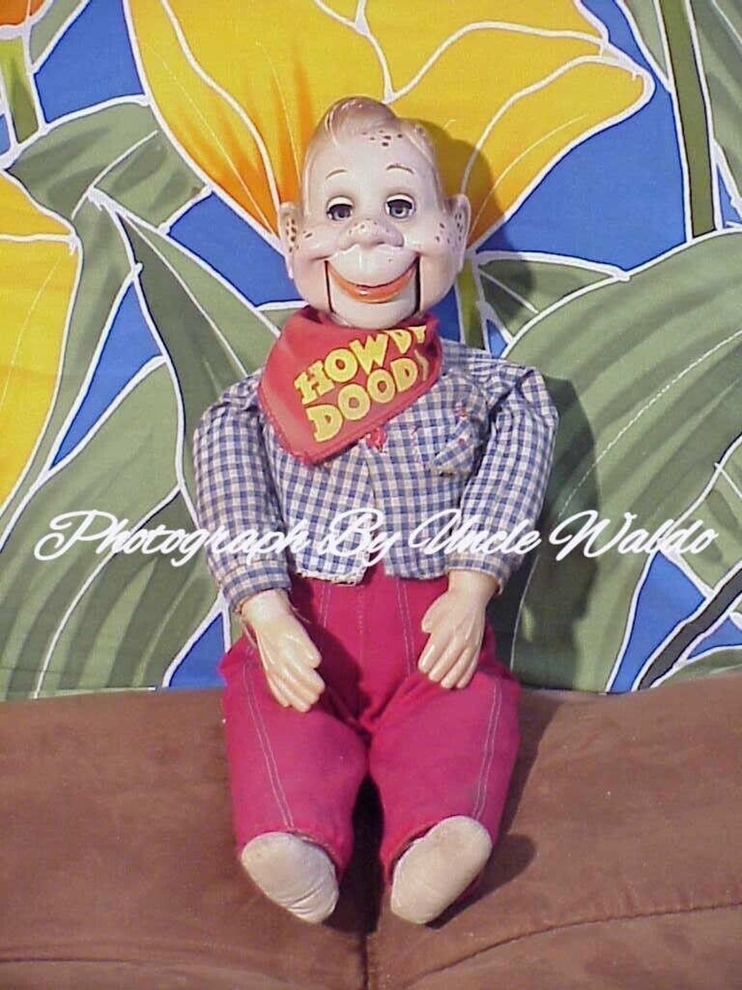 Antique HOWDY DOODY 1950's Ventriloquist Dummy Doll - Sleep Eyes - 19 ...