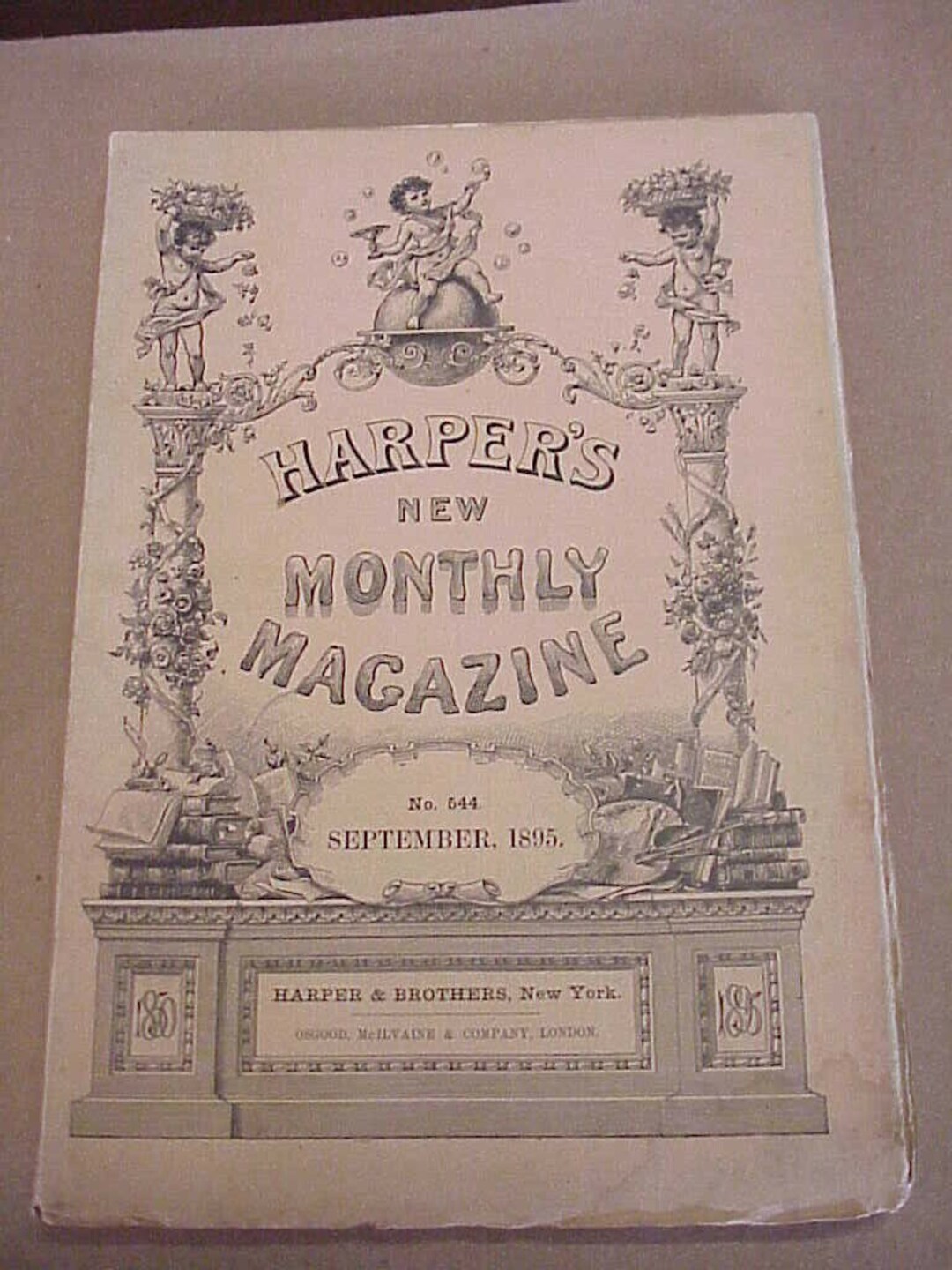 October 1895 Issue of HARPER'S New Monthly Magazine - No 544 - Over 125 ...