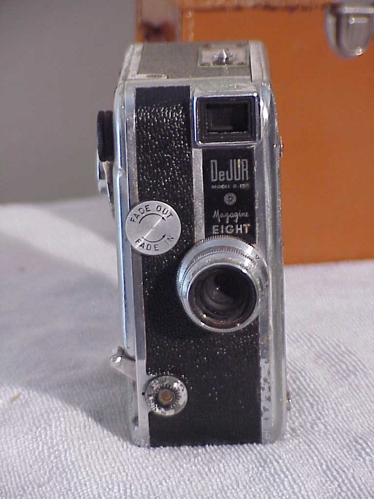 Vintage Dejur Model D-100 Movie Camera Magazine 8, Photography, Home ...