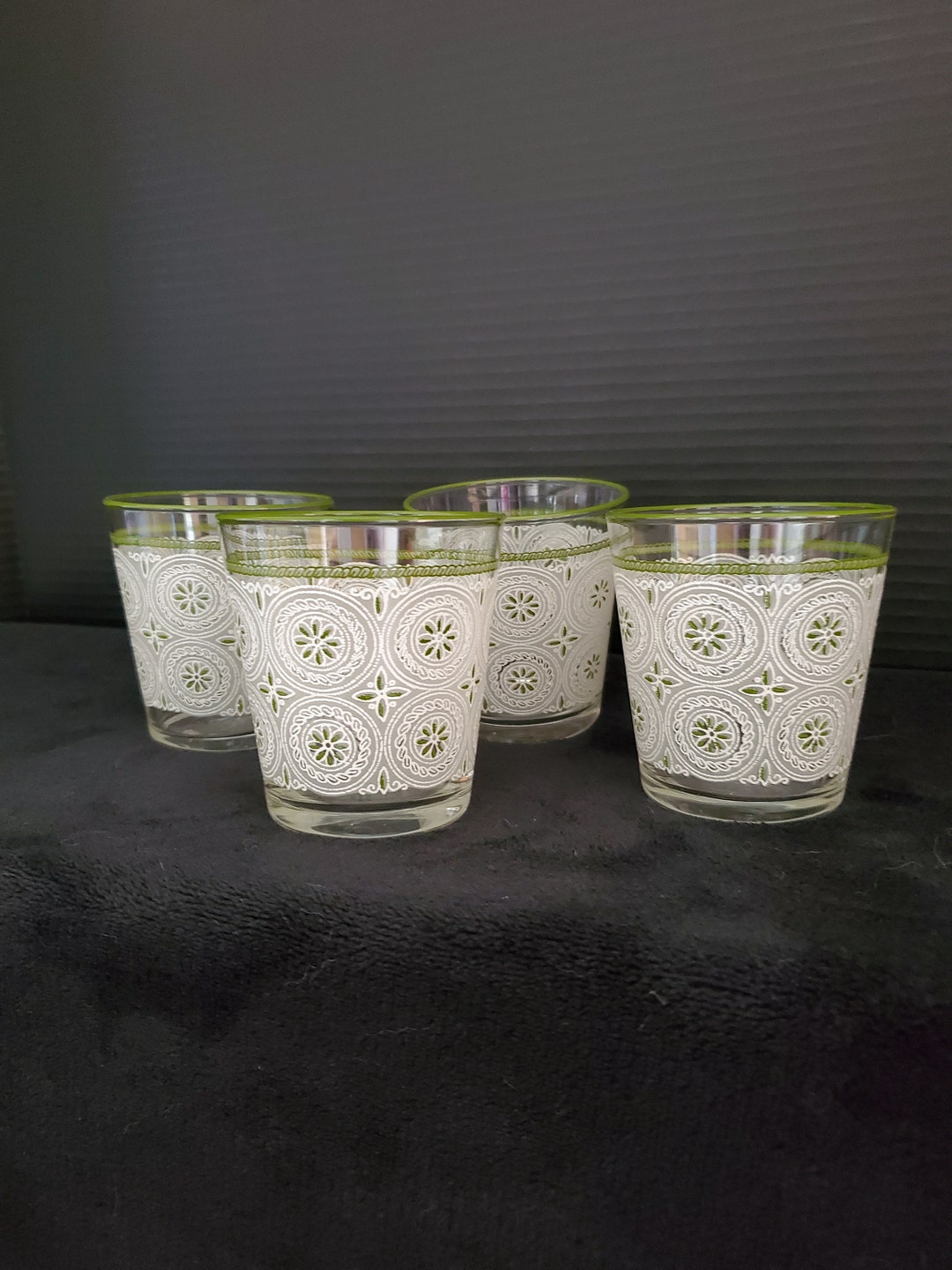 Vintage MCM Juice Glasses Set of 4 - Etsy