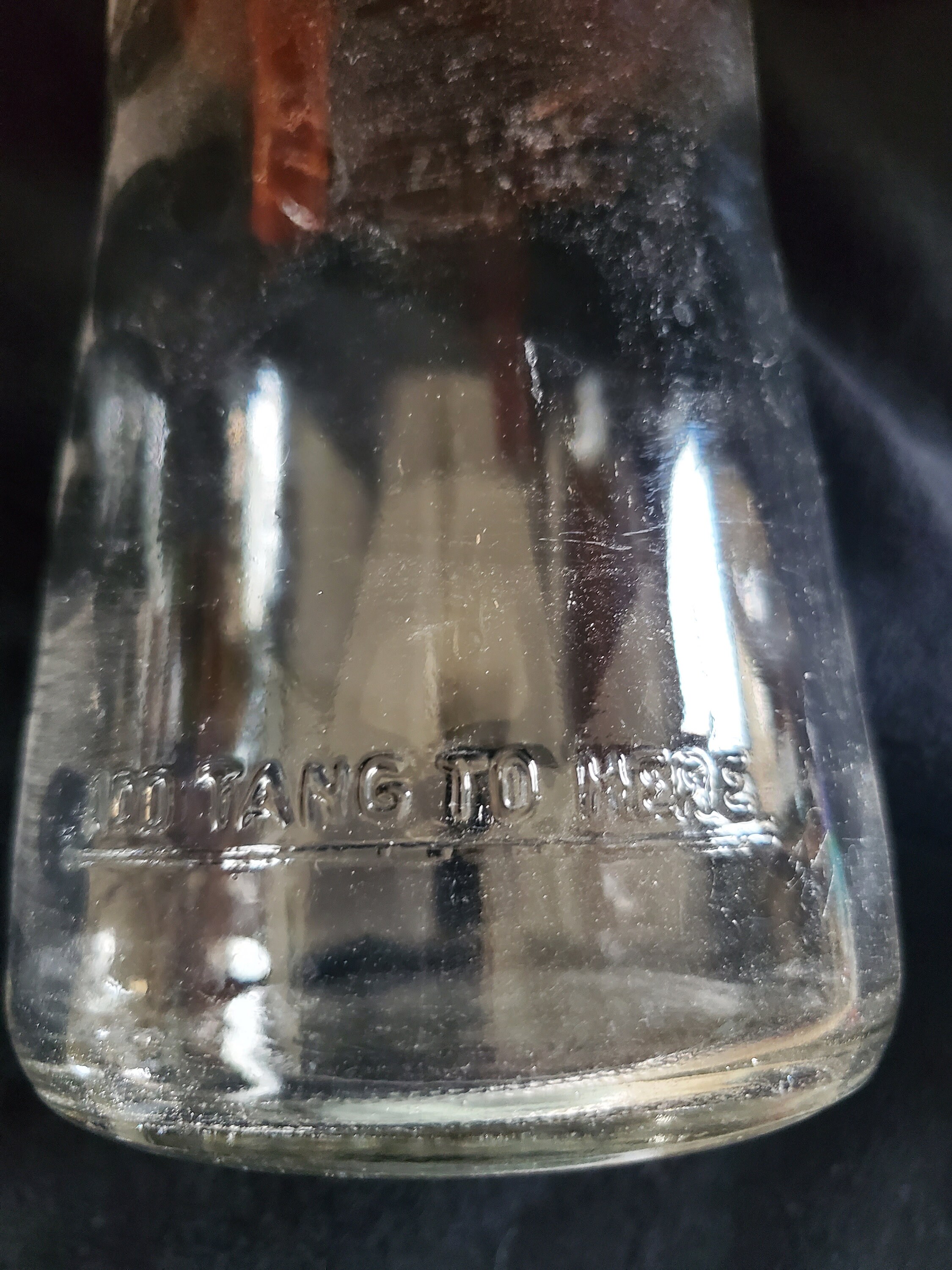 Vintage TANG Glass Pitcher With Orange Plastic Lid and Handle - Etsy