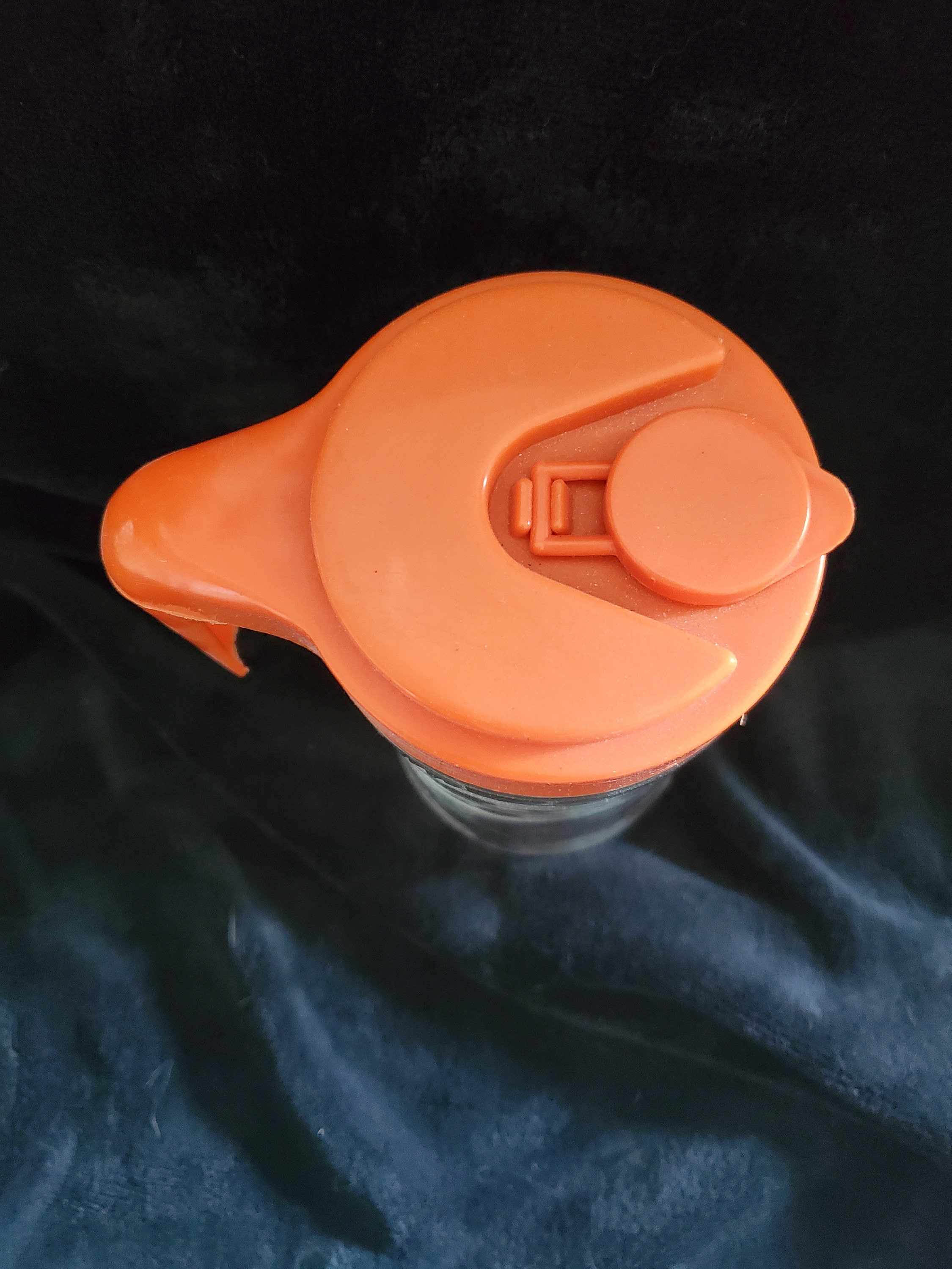 Vintage TANG Glass Pitcher With Orange Plastic Lid and Handle - Etsy