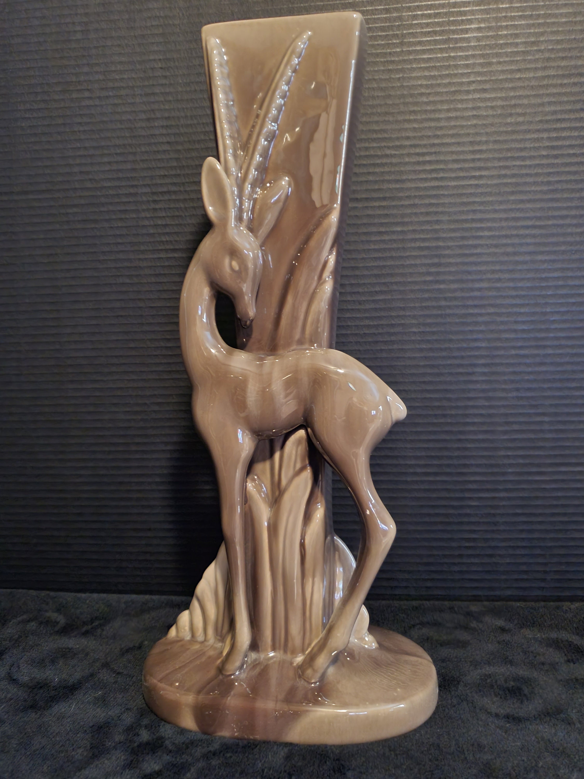 Royal Haeger Gazelle Antelope Ceramic Vase - Etsy