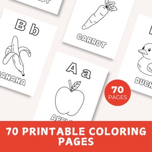Printable ABC, Numbers, Shapes, and Animals Coloring Pages for Kids ...