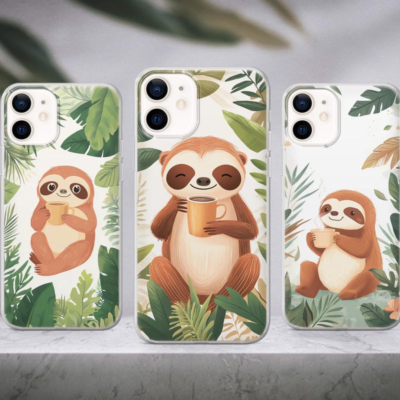 Sloth Phone Cases - Etsy