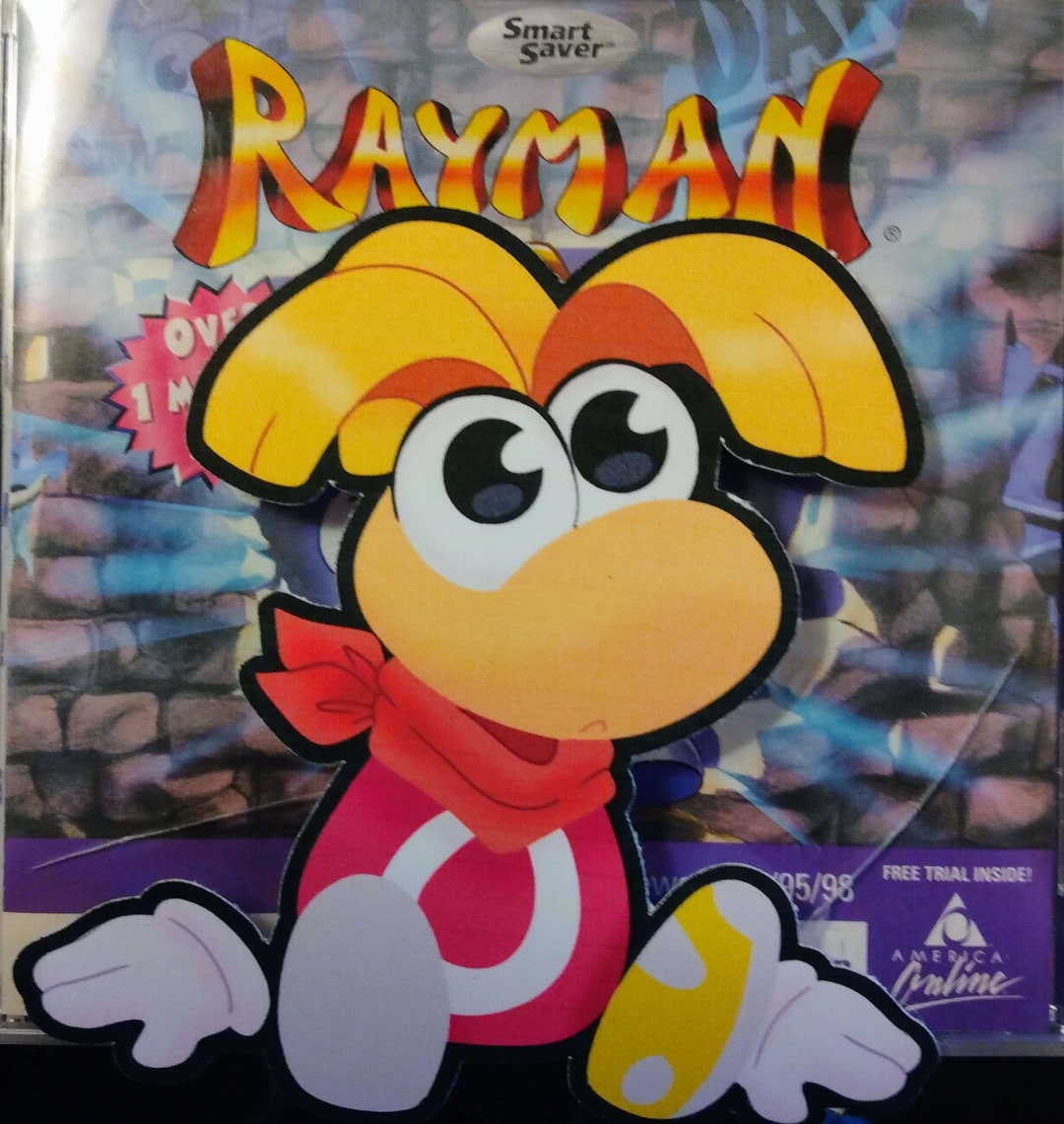 PS1 Rayman Sticker - Etsy