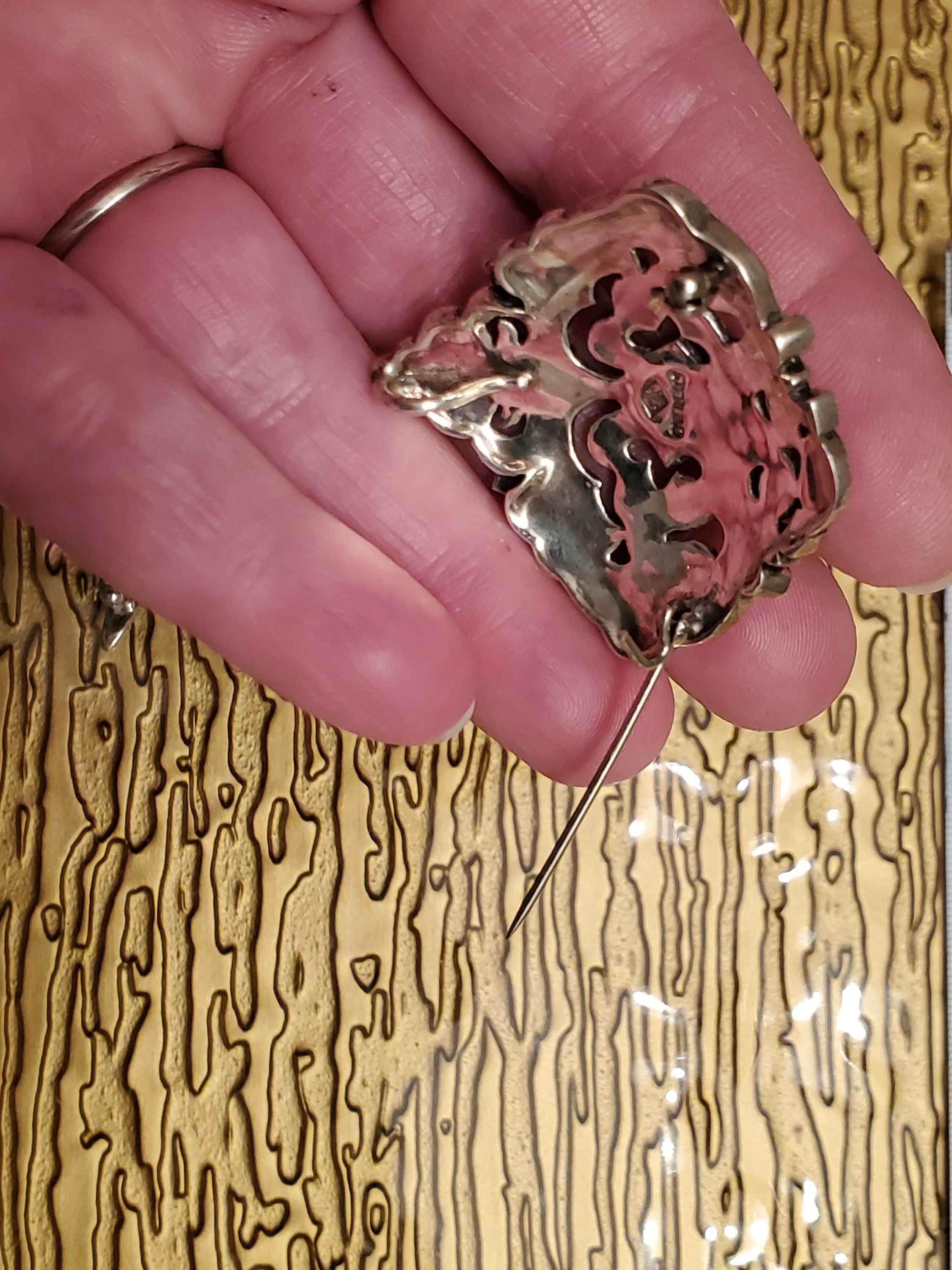 Vintage Judith Jack Marcasite and Sterling Silver Brooch - Etsy