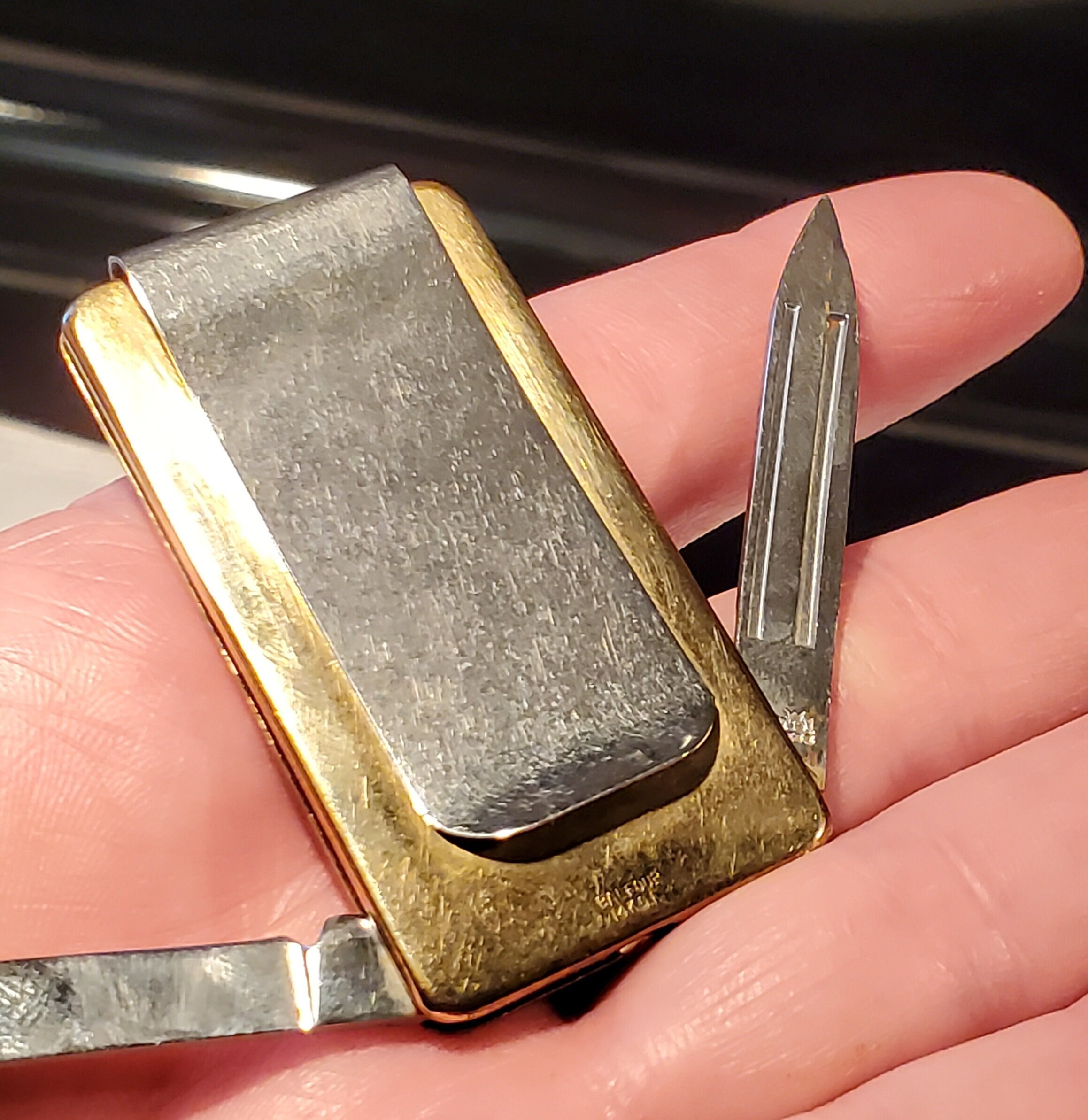 Vintage Gold Filled Money Clip, Pocket Knife - Etsy