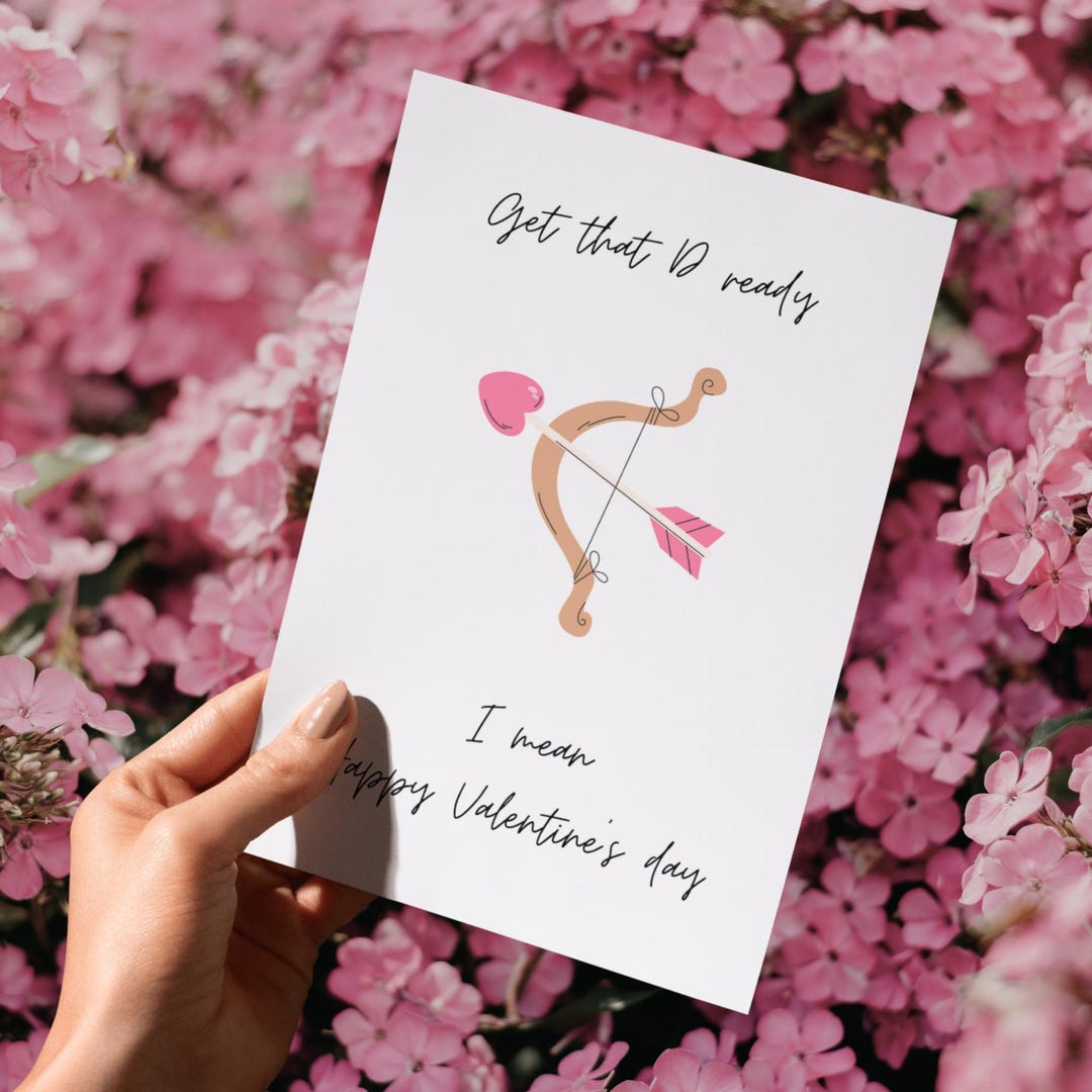 Printable Dirty Valentine's Day Card for Him, Funny, Witty, Hilarious - Etsy