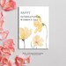 Printable Happy International Women's Day Card With Flowers - Etsy
