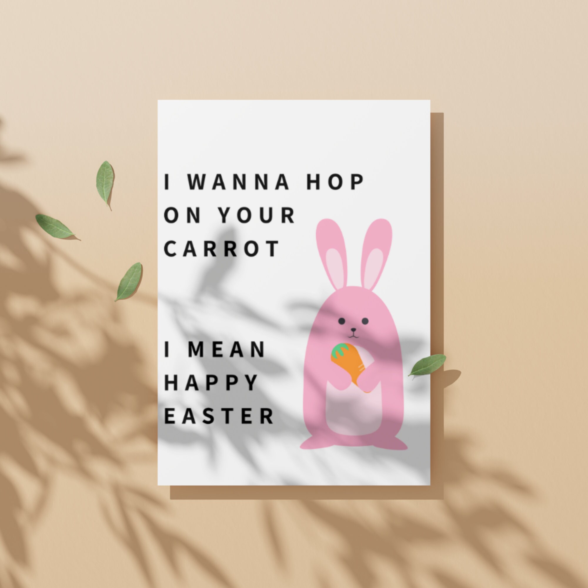 Printable Dirty Easter Card for Adult, Funny, for Boyfriend, Husband - Etsy