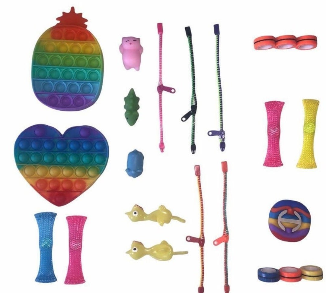 Fidgets, Fidget Pack 23 Pieces, Fidget Toys , Sensory Toys, Pop It ...