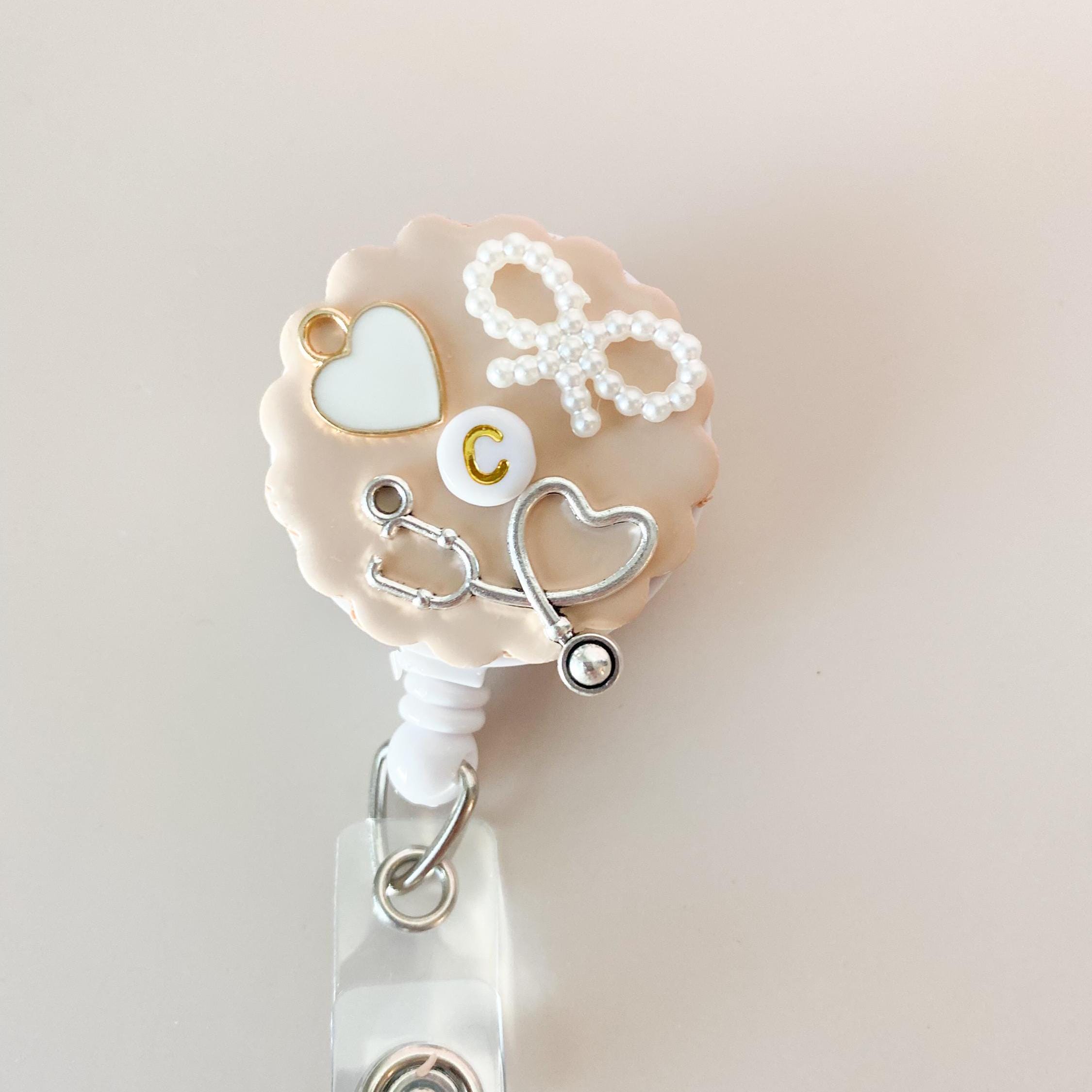 Pediatric Nurse Badge Holder for Student RN Gift for Cardiologist Badge ...