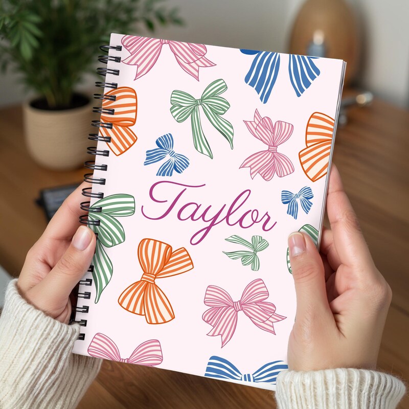 Preppy Notebook - Etsy