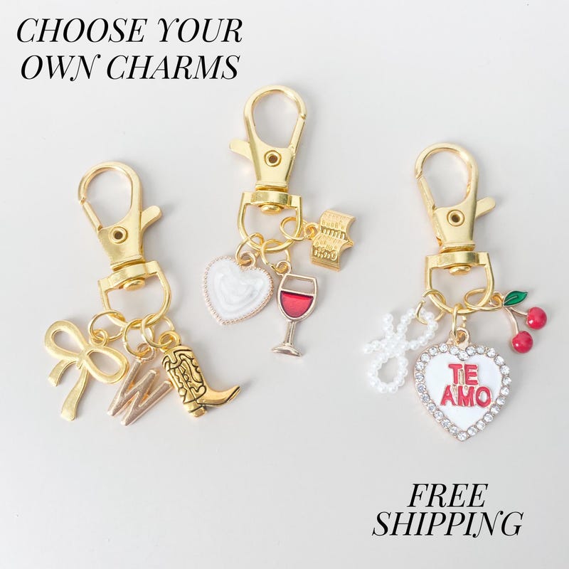 Custom Keychains & Charms - Etsy