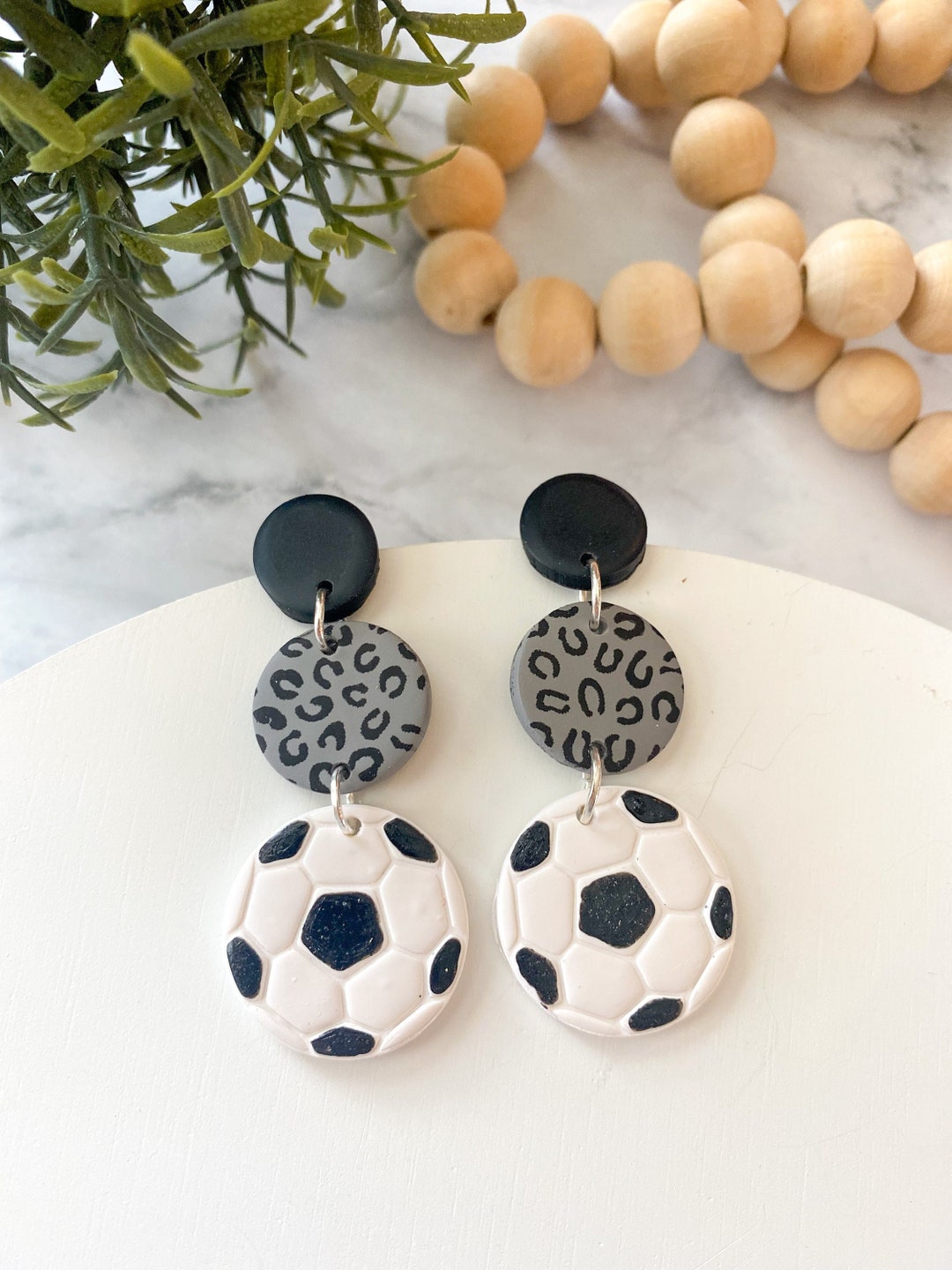 Soccer Earring Dangle Lightweight Soccer Mom Gift for Soccer Lover ...