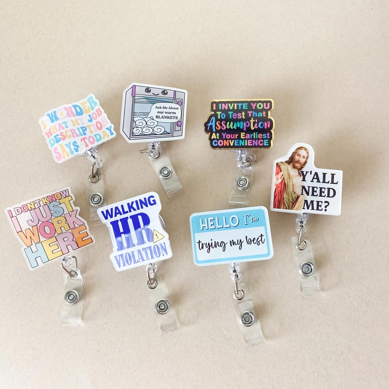 Funny Badge Reels - Etsy