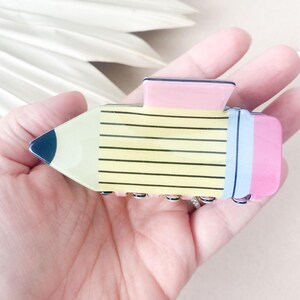 Pencil Hair Clip for Teacher Accessories Gift Set for New Teacher Gift ...